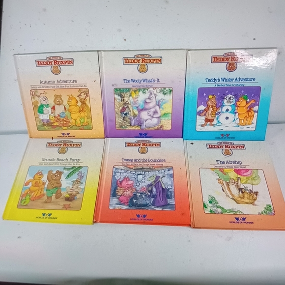 WOW | Toys | 985 Teddy Ruxpin Story Books | Poshmark